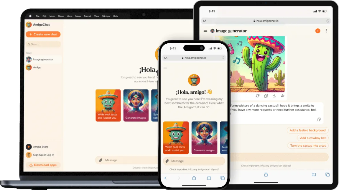 Amigo: AI Friend, Assistant & Chat